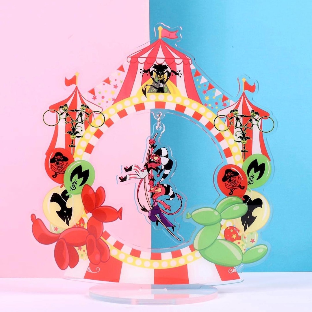 Helluva Boss Blitz Fizz Circus Swinging Acrylic Standee - Etsy