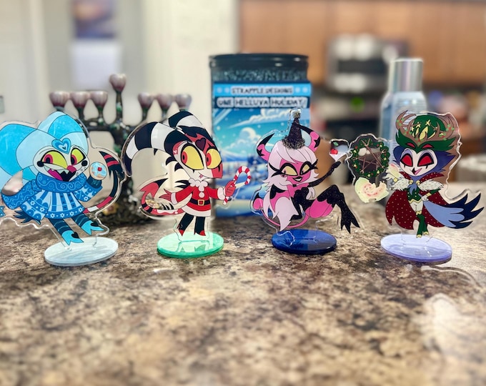 Helluva Boss Holiday Mini Standees - Etsy