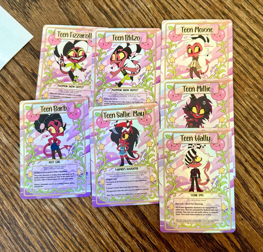PREORDER - Helluva Boss - TRADING CARDS - Set 1 - Teenage Dream - Etsy
