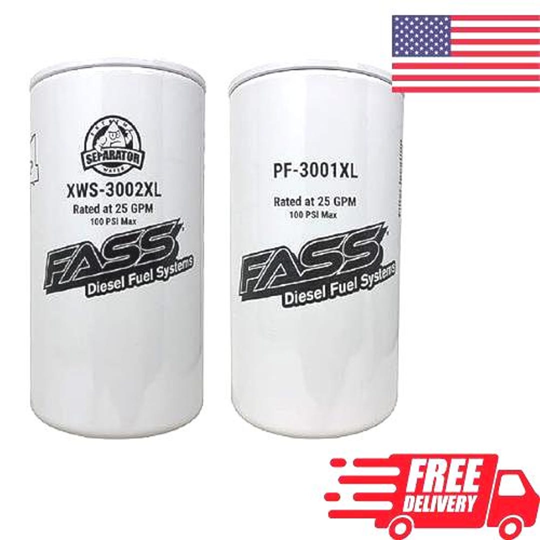 FASS Titanium Series Fuel Filter Combo Package XWS-3002XL / PF-3001XL ...