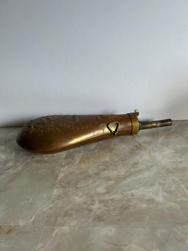 Original US Civil War Peace Gun Powder Flask - Etsy