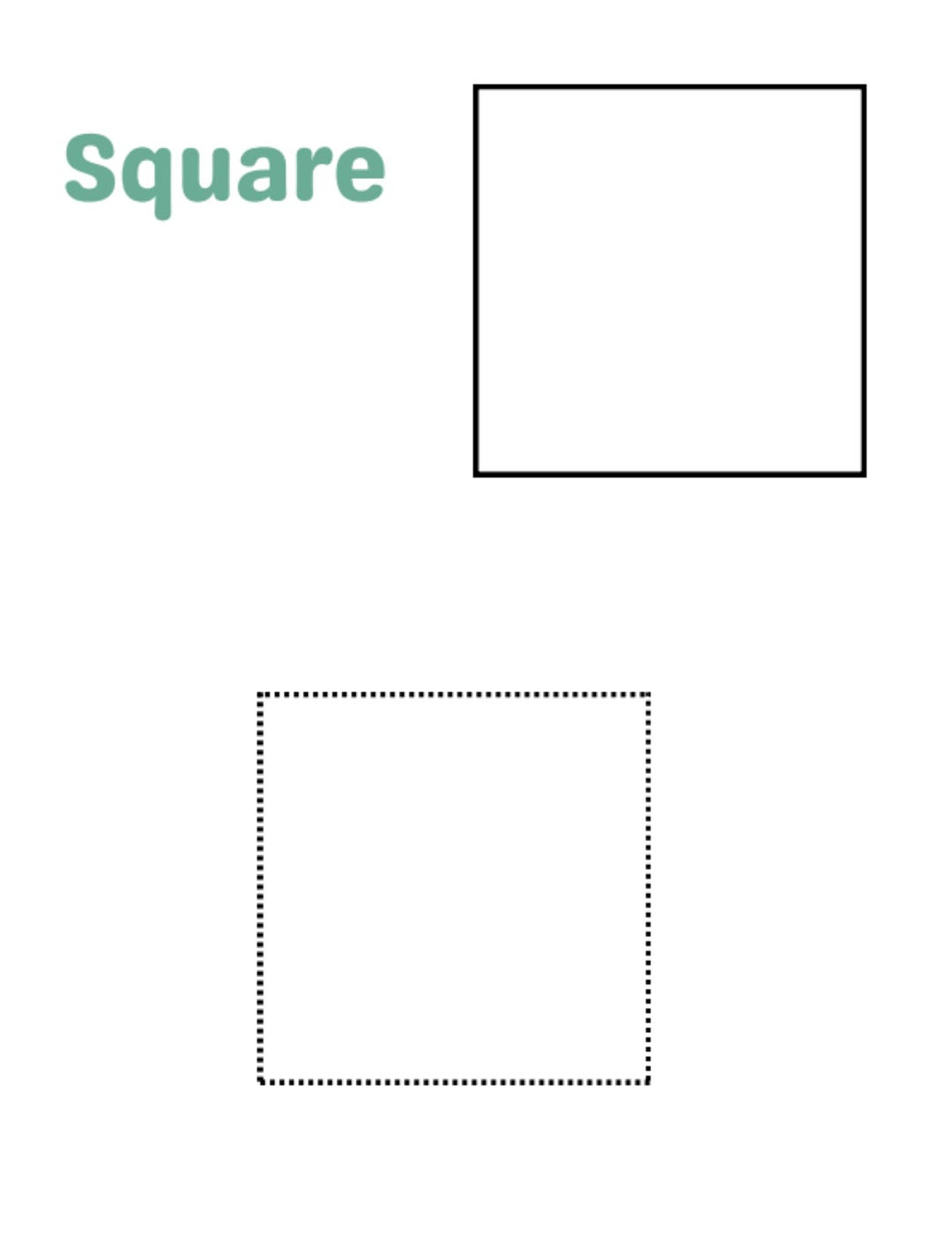 Prek Tracing and Coloring Shapes Worksheet: Fun Kids Activity (digital ...