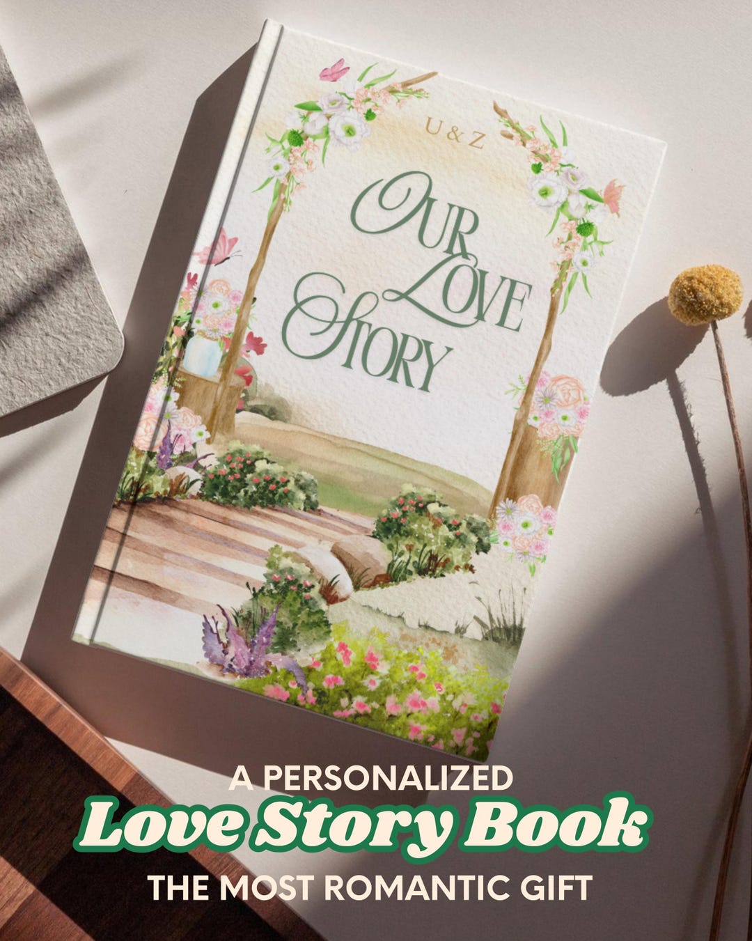 Personalized Illustrated Love Story Book: Custom Couple's Keepsake - Etsy