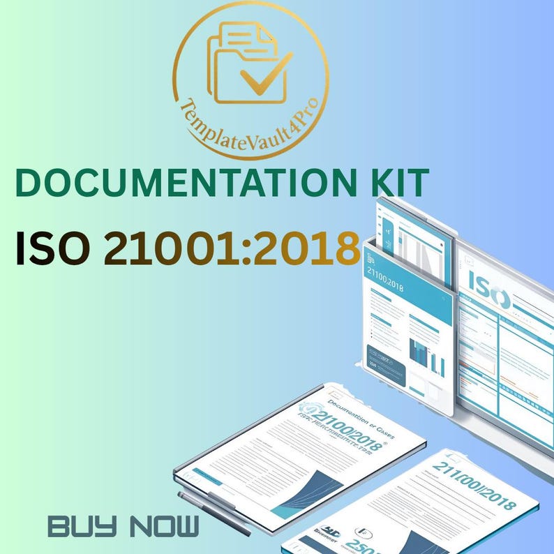 ISO 21001 Documentation Kit – Editable Templates for Educational ...