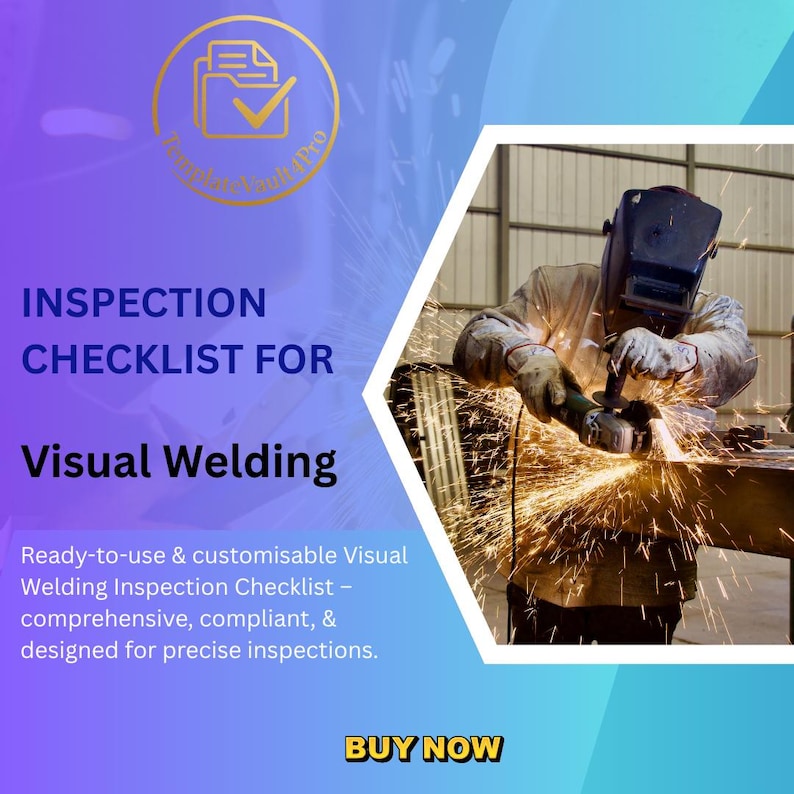 Visual Welding Inspection Checklist – Comprehensive Welding Quality ...