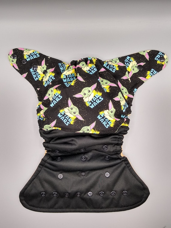 Cloth diaper SassyCloth one size pocket diaper with Star Wars cotton print 5. Made to order