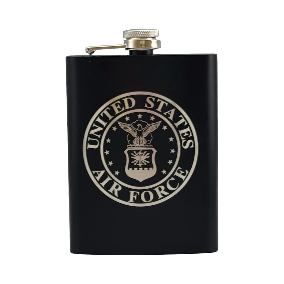 US Air Force Laser Engraved Flask - Etsy
