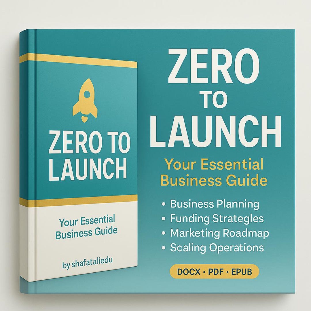 Zero to Launch: Business Startup Guide for Entrepreneurs | Step-by-step ...