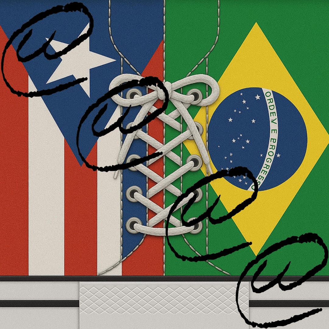 Puerto Rico & Brazil Flag Shoelace PNG | Sneaker Sublimation Design ...