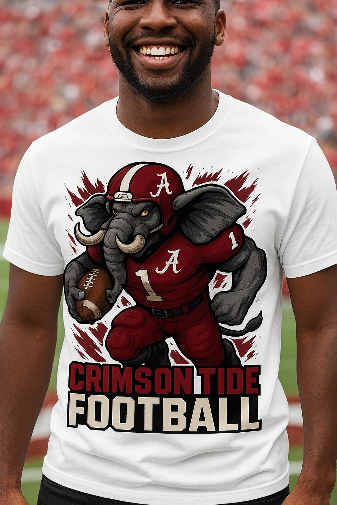 Alabama Crimson Tide Elephant Mascot Digital Art: Roll Tide Football - Etsy