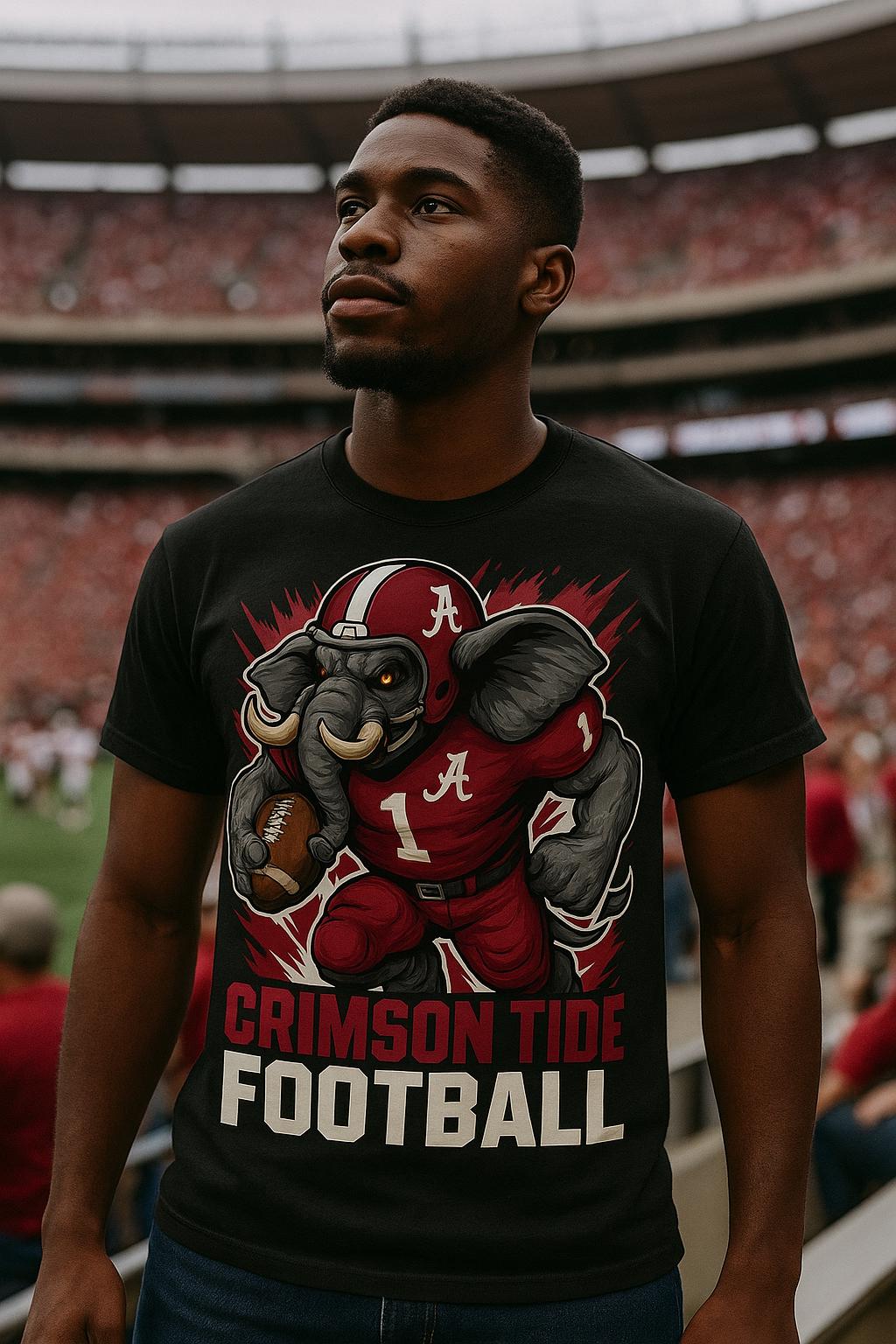Alabama Crimson Tide Elephant Mascot Digital Art: Roll Tide Football - Etsy