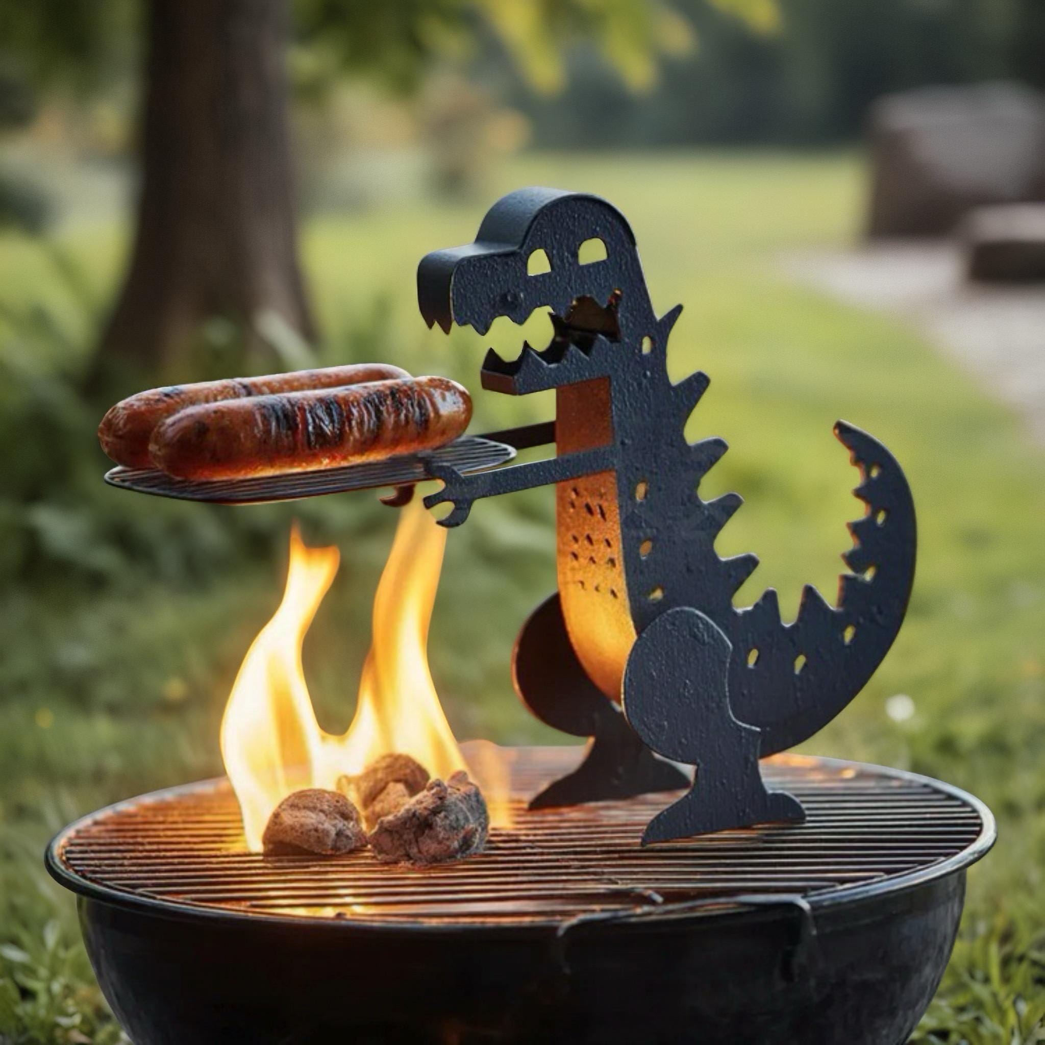 Unny BBQ Hotdog / Sausage Holder - Creative Grilling Accessory for ...