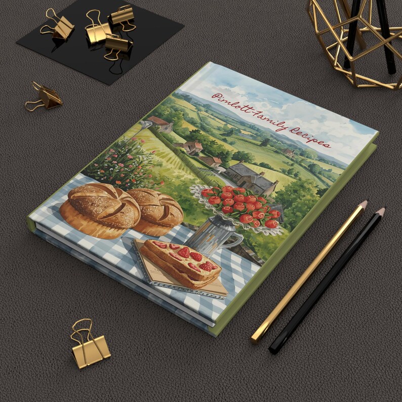 Personalized Family Recipe Book Custom Cookbook Gift English British ...
