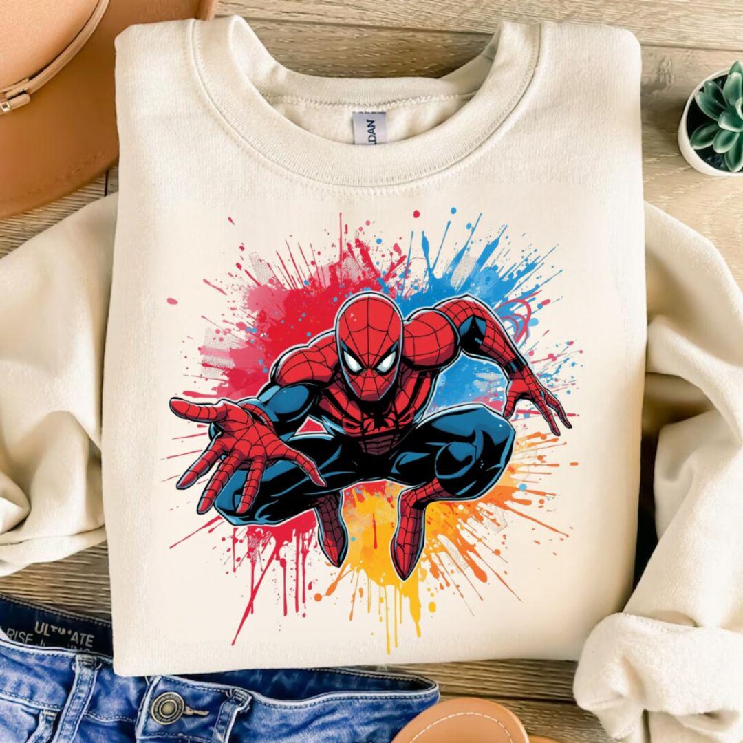 Superhero Splash PNG | Cartoon Character Sublimation Design (digital ...