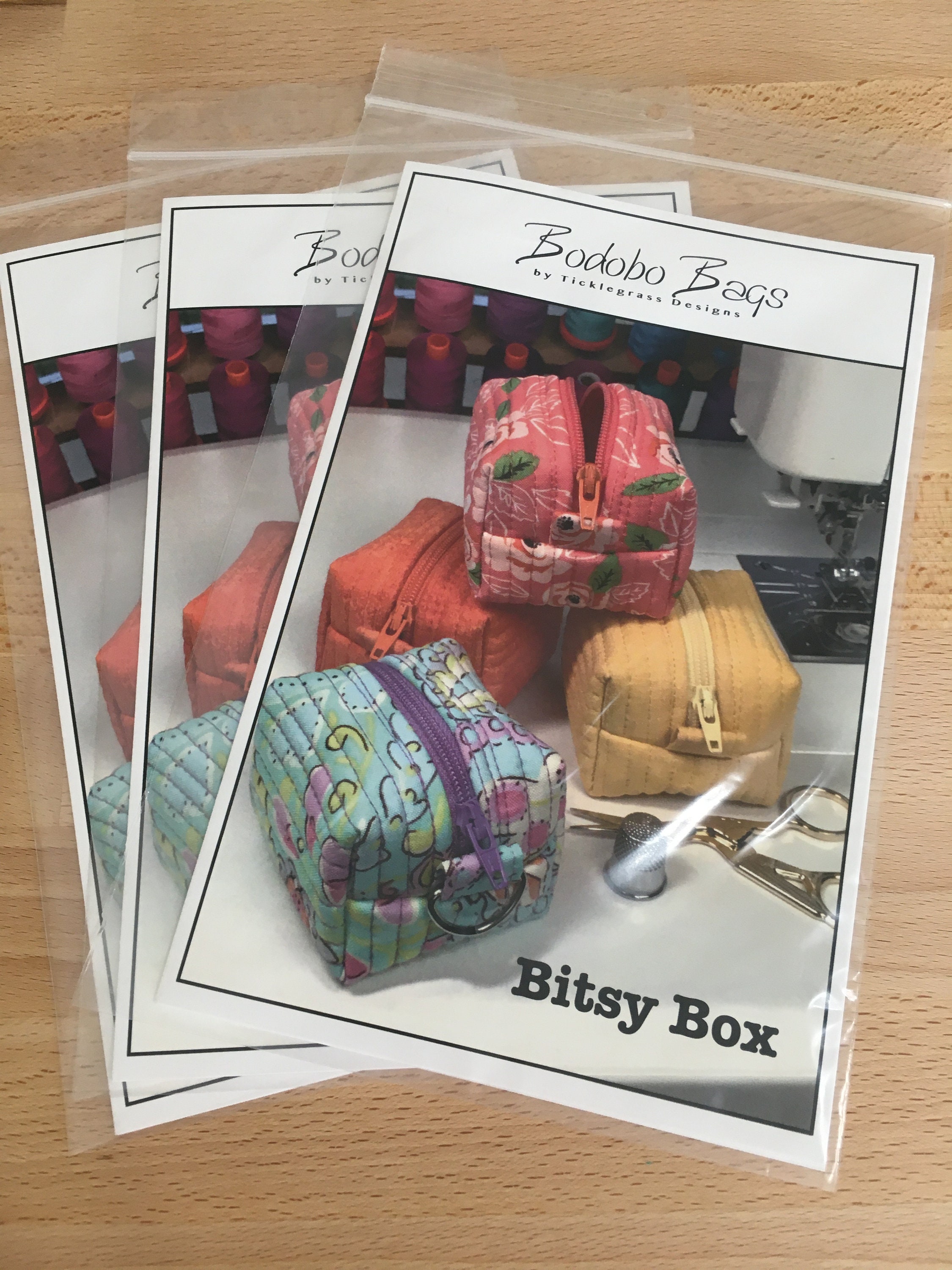 Bitsy Box Sewing Pattern - Etsy