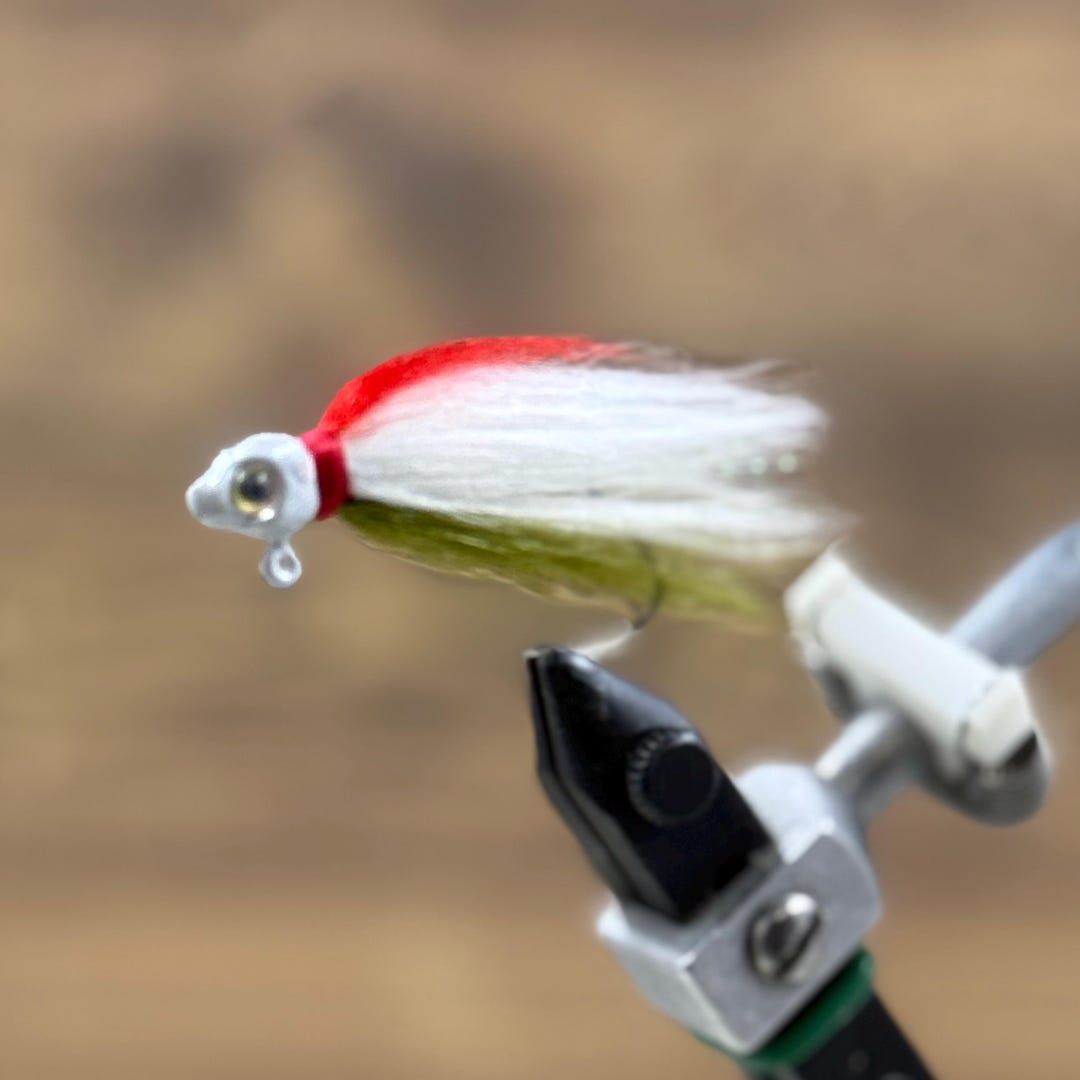 Hand Tied Green Back Shad Hair Jig: Float-n-fly Fishing - Etsy