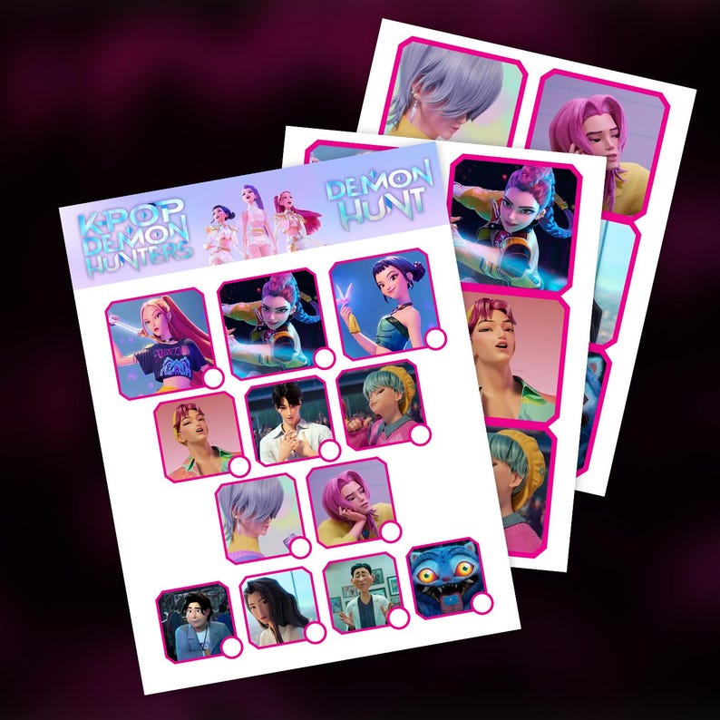 KPOP Demon Hunters Scavenger Hunt for Birthday/kid Party - Etsy