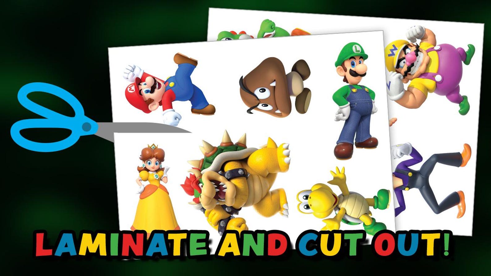 Super Mario Bros Scavenger Hunt Party Game for Kids Parties - Etsy