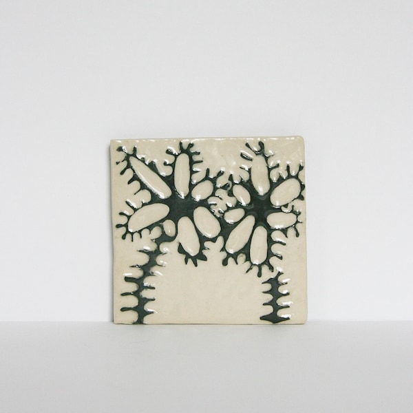 Sgraffito Tile - Etsy