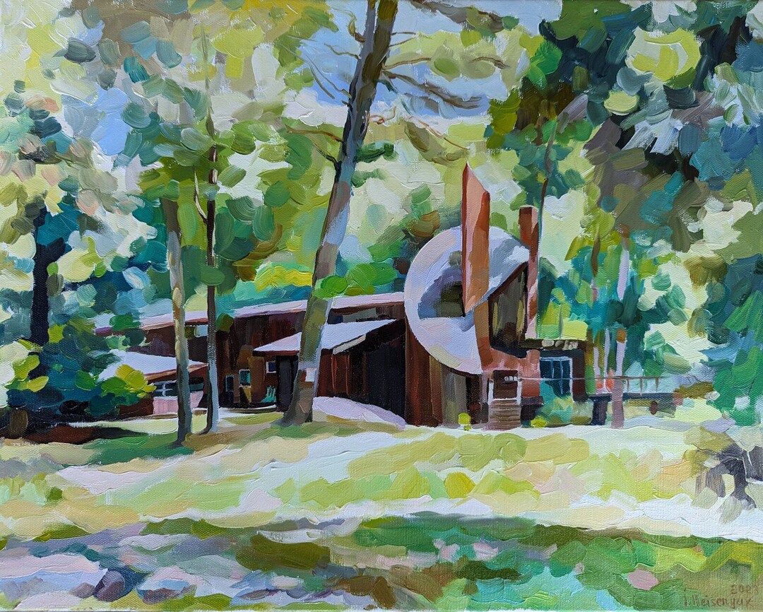 Impressionistic Portrait of Home. Original Oil Custom House Portrait ...