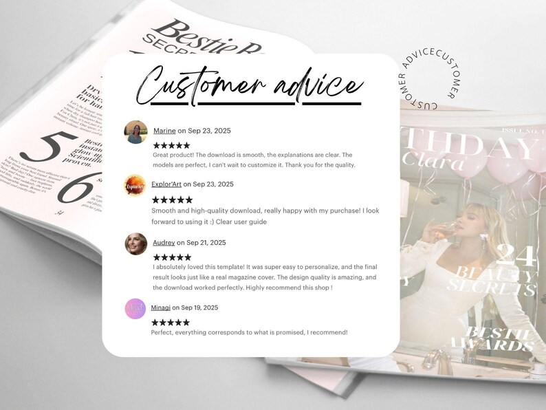 Editable Canva Magazine Template for Couples – 44 Pages + 25 Covers ...