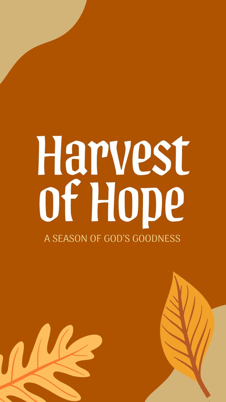 Fall Church Graphics PSD Pack: Ministry Slide Templates (digital ...