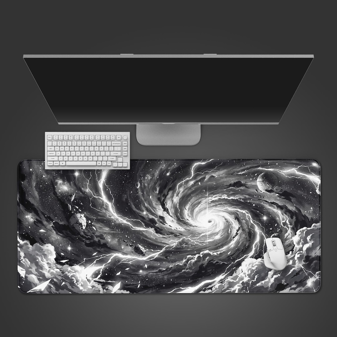 Singularity Void – Gaming Desk Mat, XL Mouse Pad, Space Aesthetic, Non ...