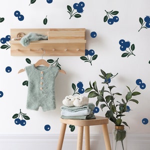 Blueberry Wall Decals, Wall Decor, Wall Decals, Girls Room Wall Decals ...