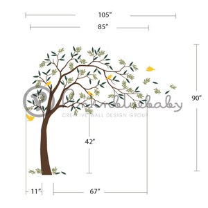 Spring Tree Wall Decal - Etsy