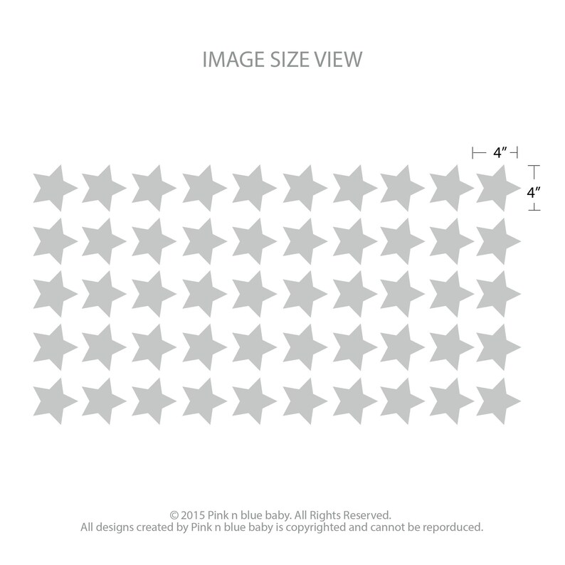 Stars Wall Decal | Etsy