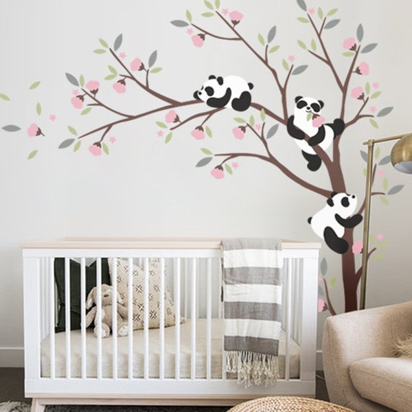 Panda Wall Decal - Etsy