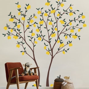 Lemon Trees II Wall Decal - Etsy
