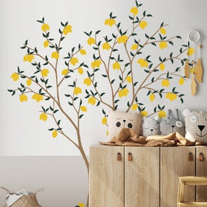 Lemon Trees II Wall Decal - Etsy