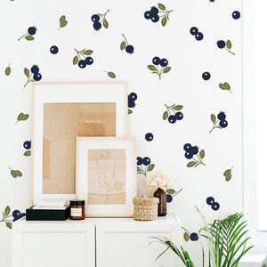 Blueberry Wall Decals, Wall Decor, Wall Decals, Girls Room Wall Decals ...