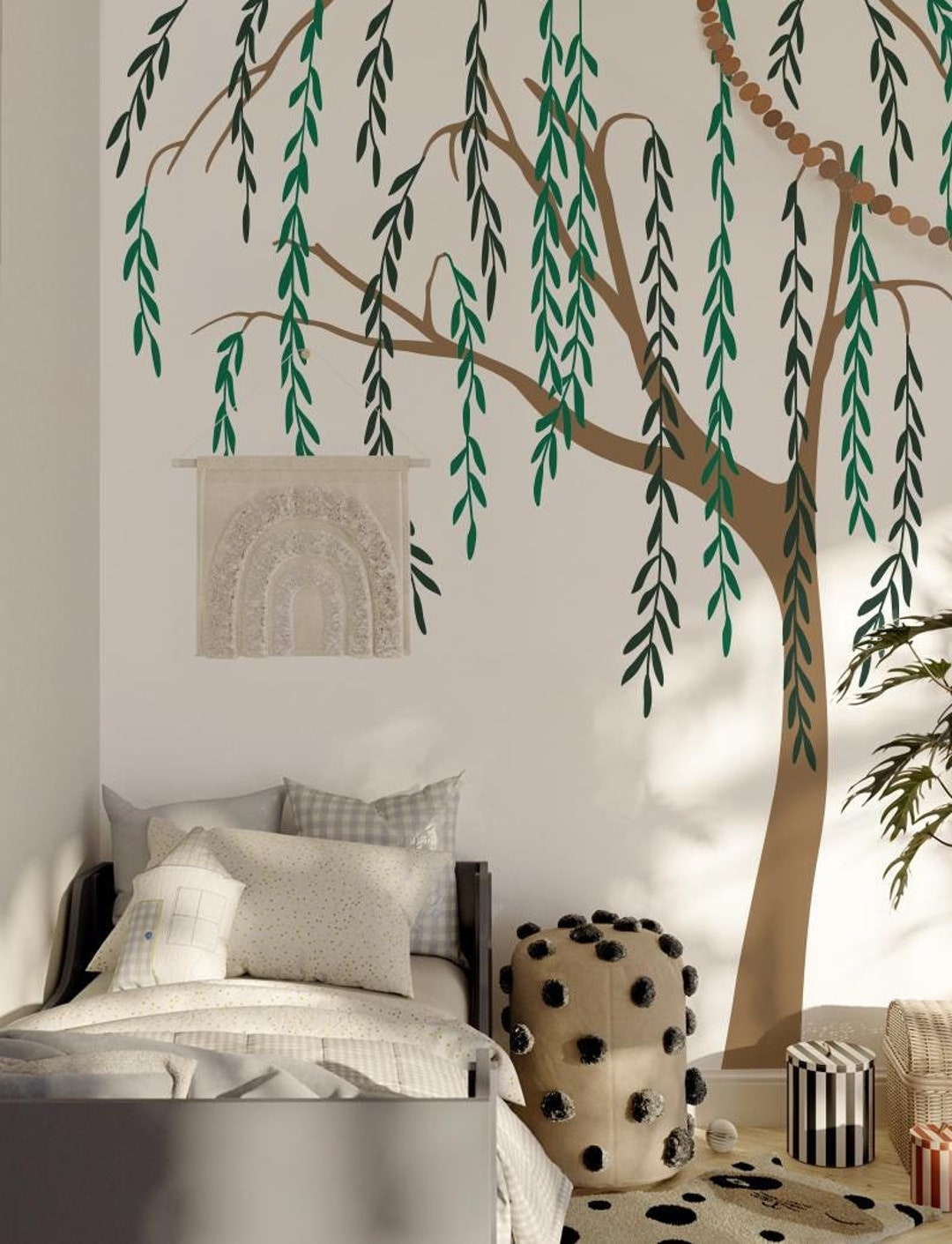 Weeping Willow Tree Trees II Wall Decal, Wall Decor, Wall Sticker, Kids ...