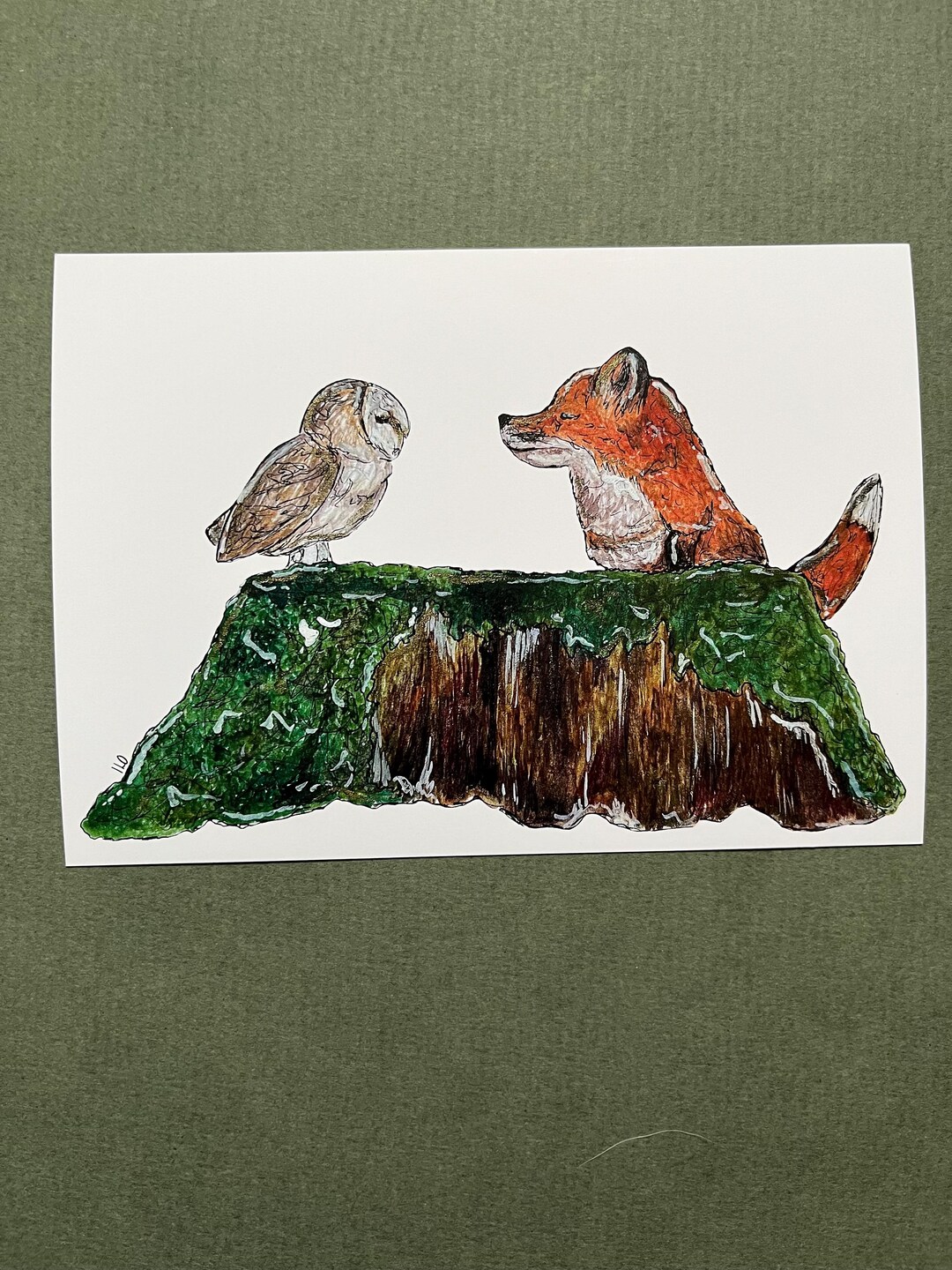 Watercolour Painting Postcards - Etsy