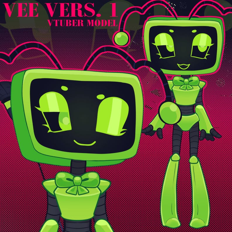 PREMADE VTUBER MODEL - Vee Dandys World - Etsy