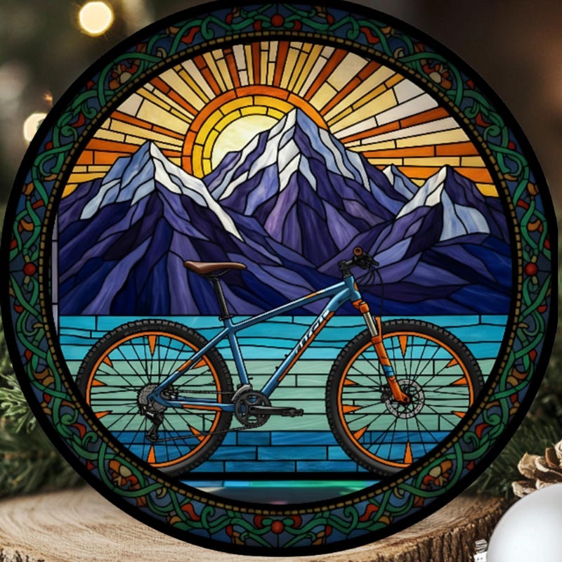 Stained Glass Bike - Etsy