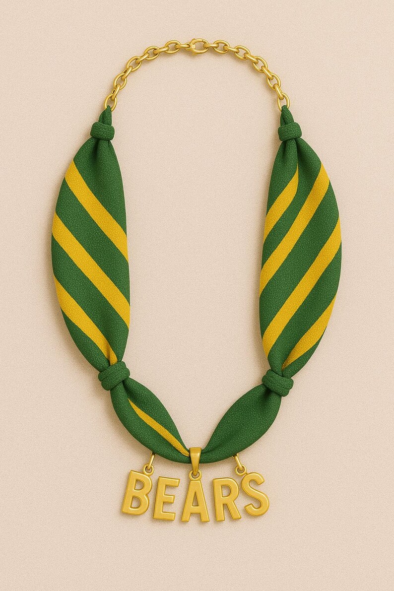 GAMEDAY SCARF NECKLACE! - Etsy