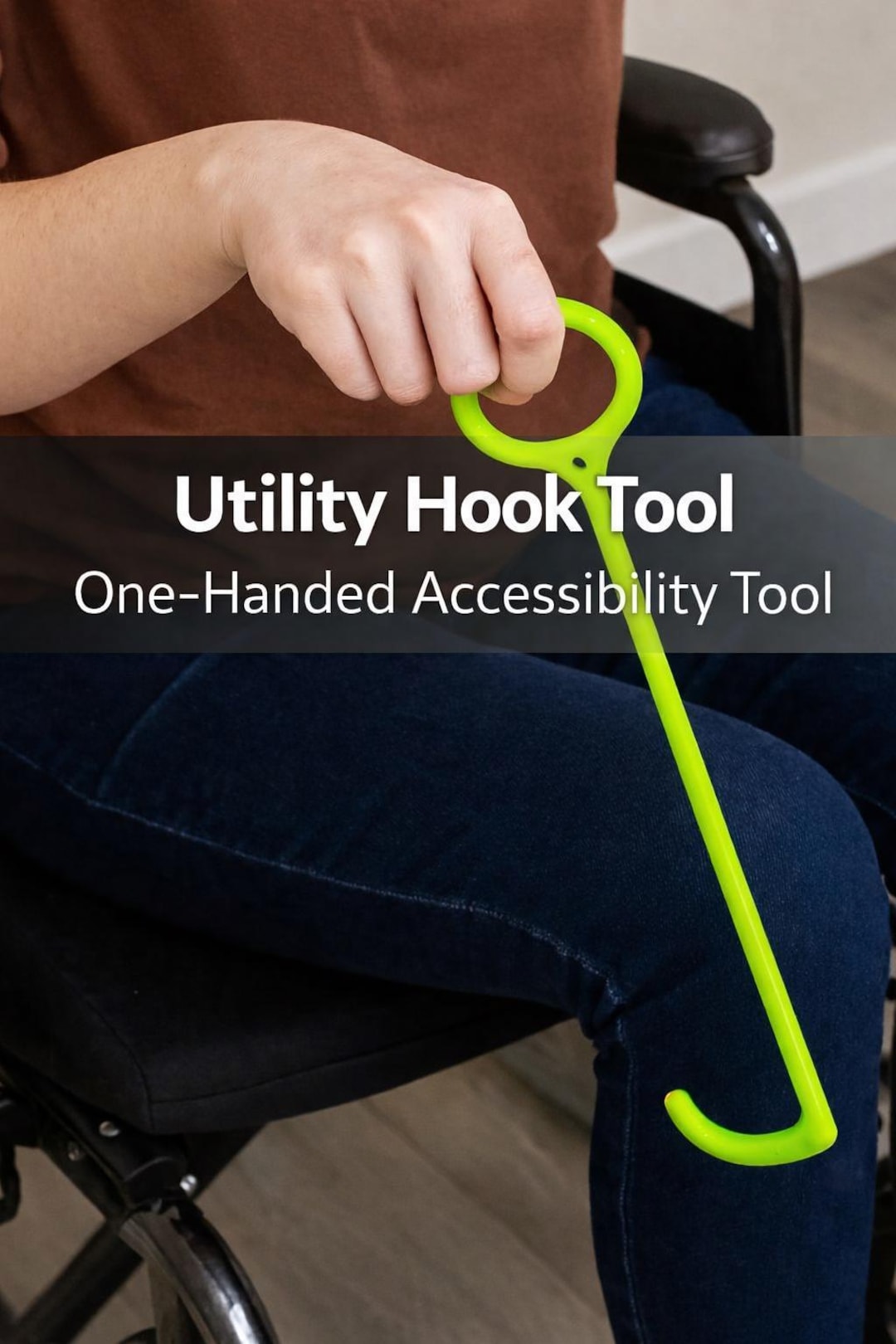 One Handed Utility Hook Tool for Accessibility Set of 2 - Etsy