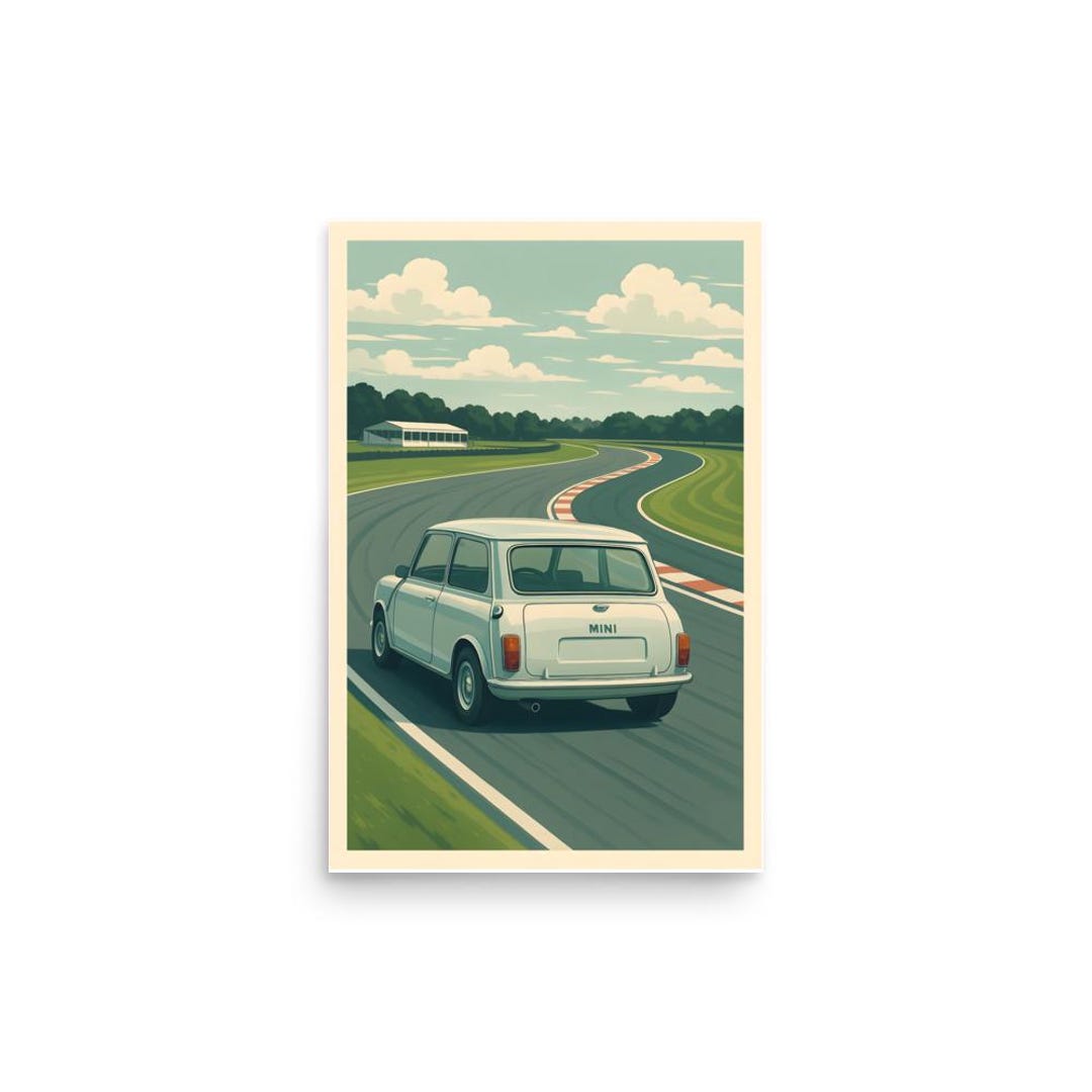 Classic Mini Car Wall Poster - Etsy