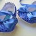 Royal Blue Sequin Baby Shoes Infant Ballerina Slippers Sparkle Baby Boy ...