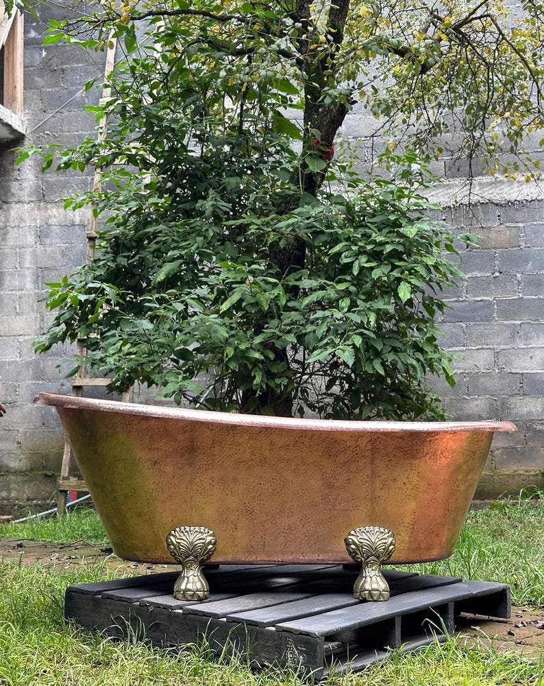 Copper Bath Tub ( Made 2 Order) - Etsy