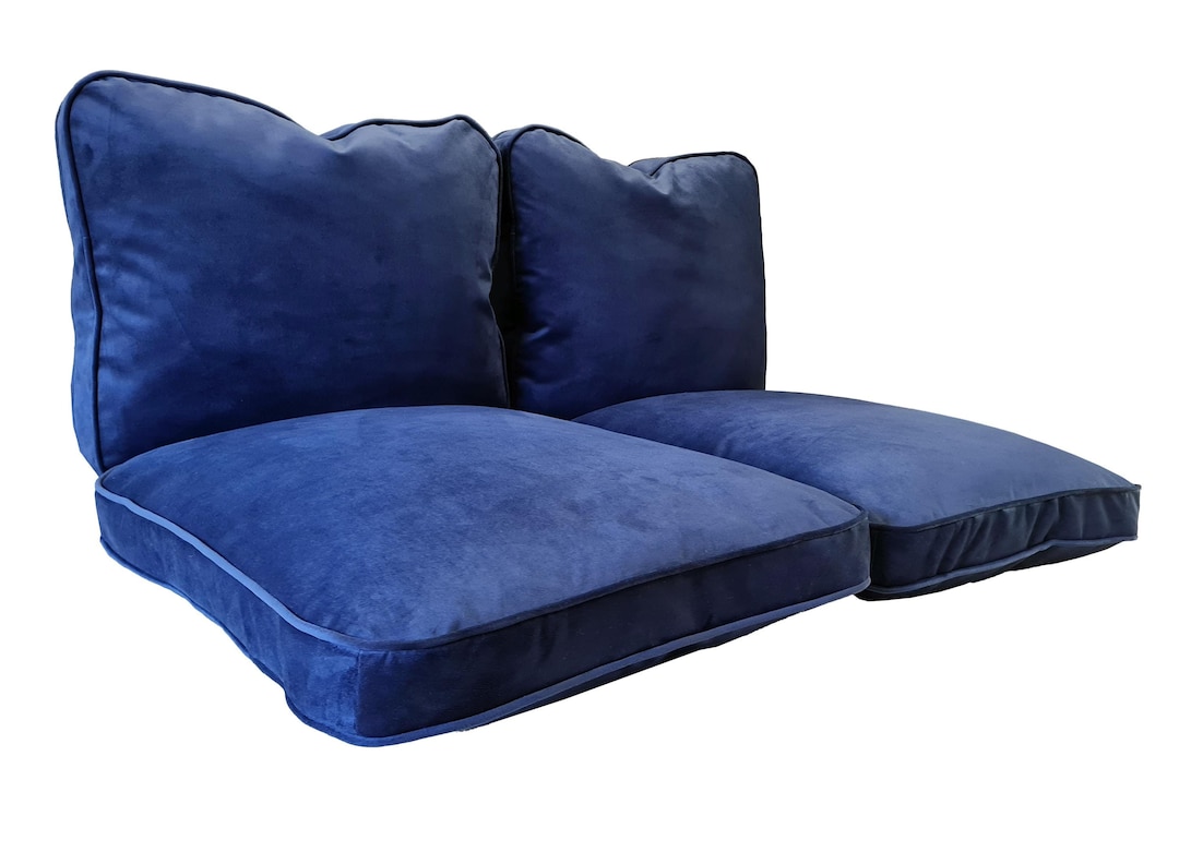 Luxury Velvet Replacement Sofa Cushion - Made to Order - Lots of ...