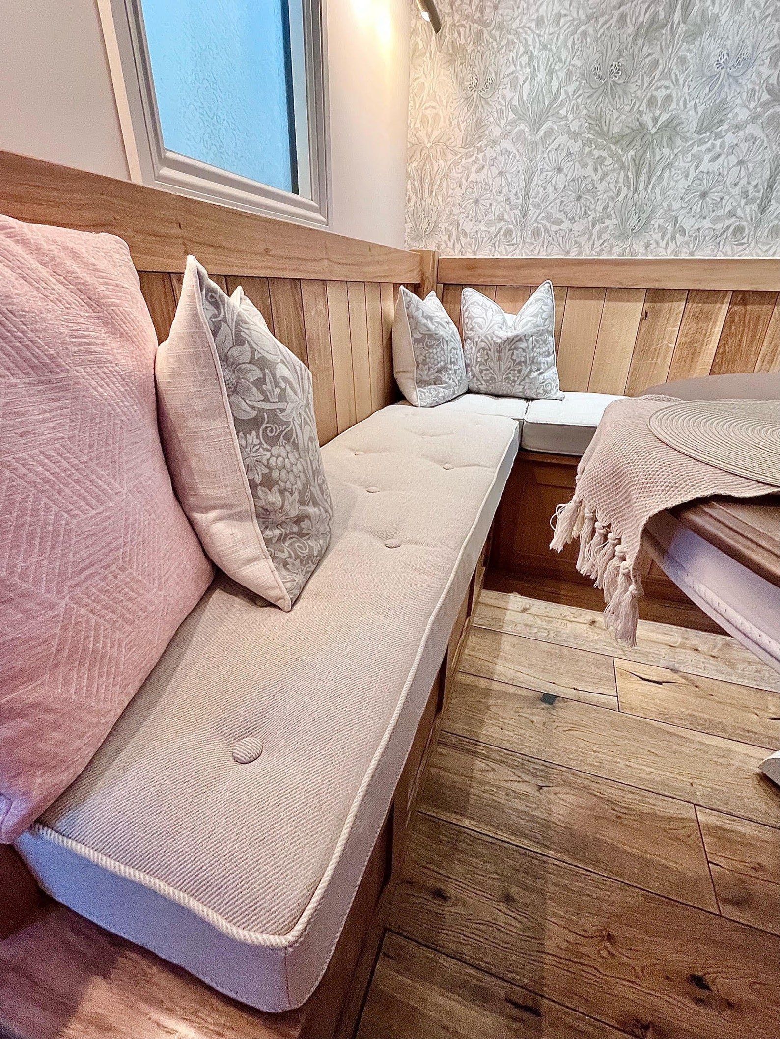 Custom Indoor Bench Cushion – Handmade Banquette Cushions Made in ...