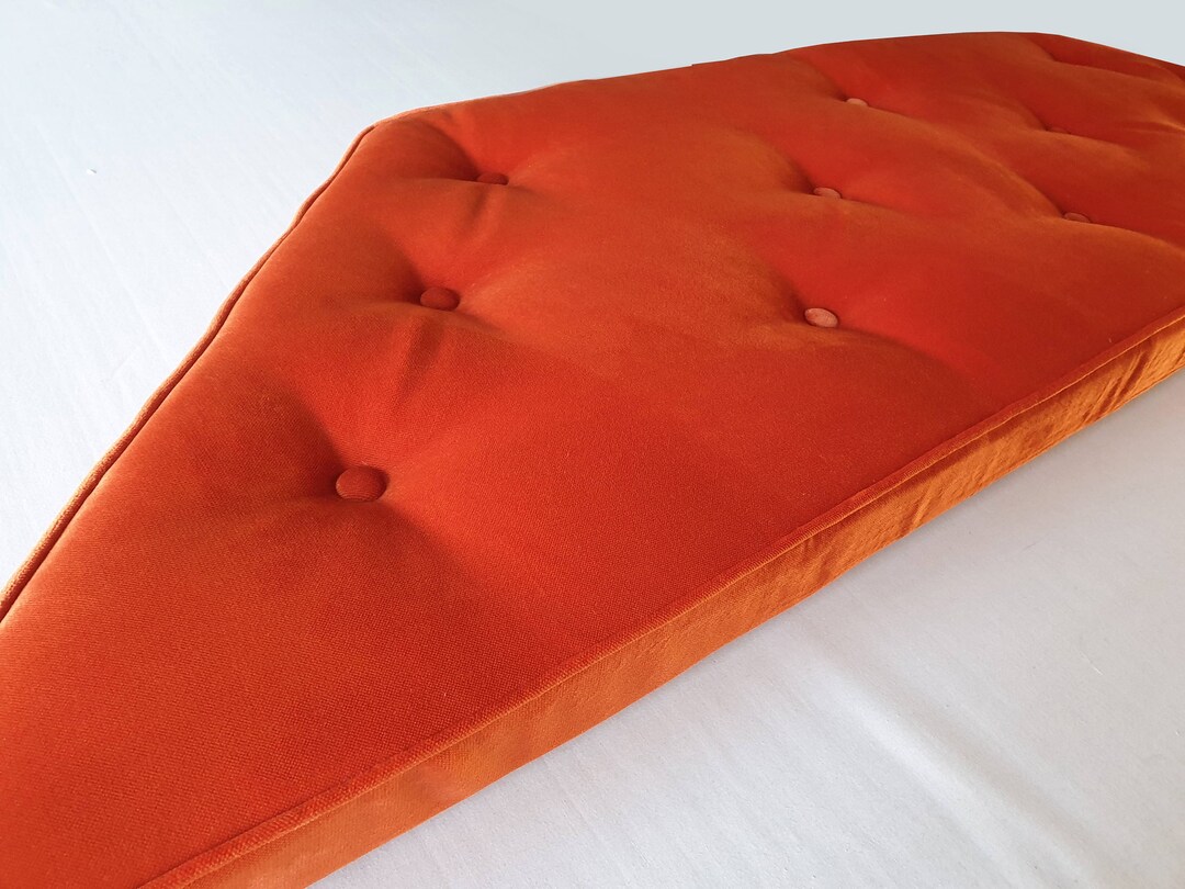 Velvet Button Tufted Bench Cushions - Made to Order in UK - Etsy