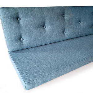 Made to Order Luxury Bespoke Bench Seat Cushions - Piped, Buttons and ...