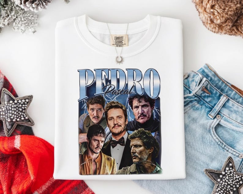 Comfort Colors Pedro Pascal Collage Shirt - Etsy
