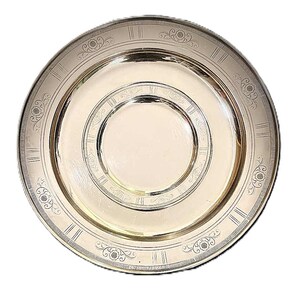 Two 1920s Art Deco Silver Plated Serving Plate by Just Andersen ...
