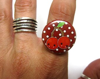 Cherry ring | Etsy